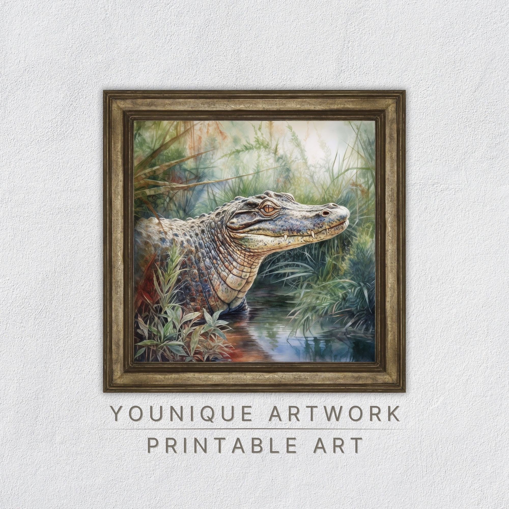 Alligator Swamp Art