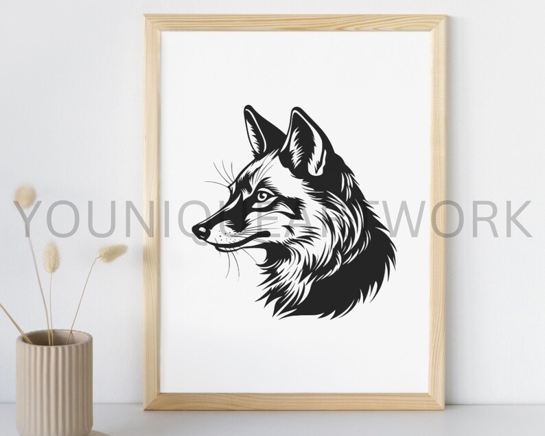 Fox Head SVG Bundle PNG Fox Face Clipart Hand Drawn Foxes - Etsy Australia
