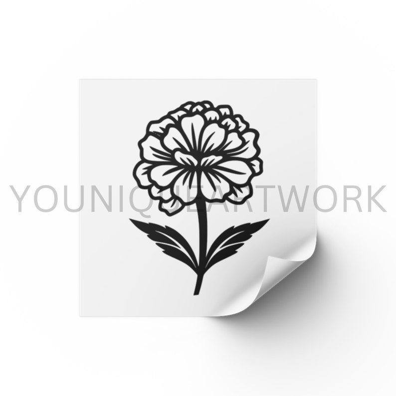 Marigold SVG Bundle PNG Floral Clipart Hand Drawn Flowers - Etsy