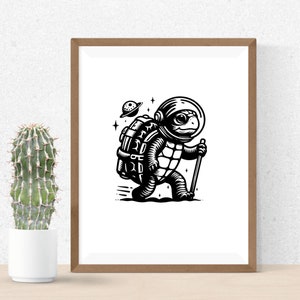 Celestial Turtle SVG Bundle, Fantasy Animal Clipart, Hand Drawn Turtles ...