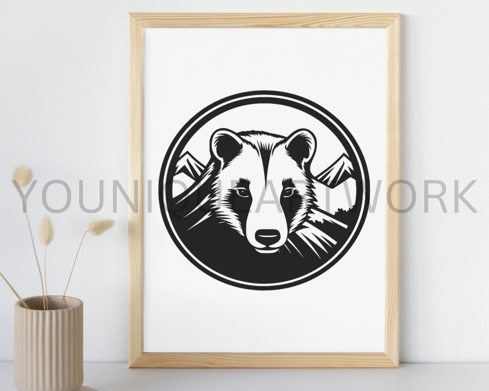 Badger SVG Bundle, PNG, Badger Clipart, Hand Drawn Badger Vector ...