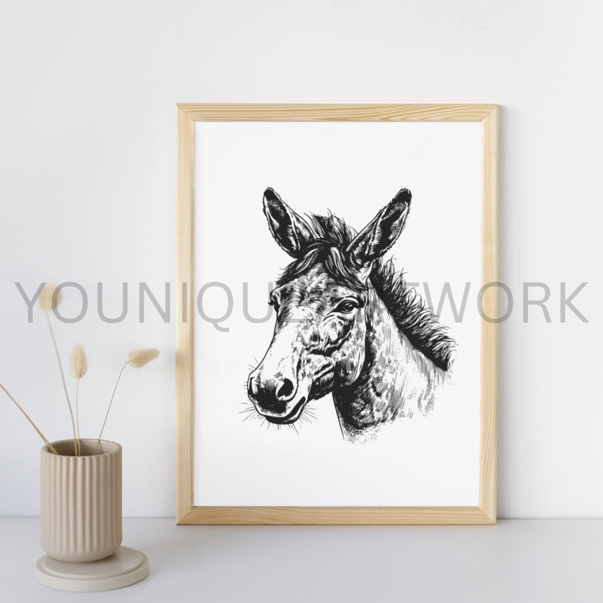 Paquete SVG de burro PNG imágenes prediseñadas de burro - Etsy México