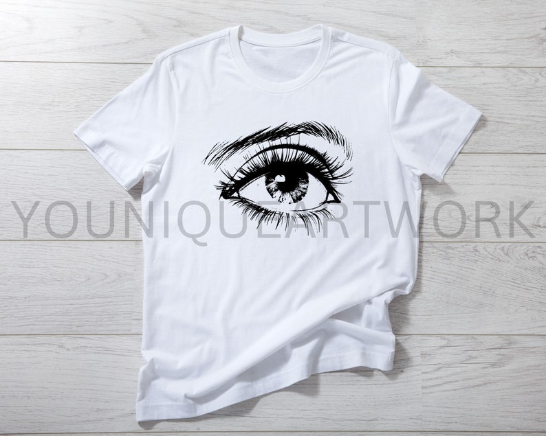 Eyelashes SVG Bundle PNG Eye Lash Clipart Hand Drawn Eye - Etsy