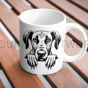 Rhodesian Ridgeback SVG Bundle, PNG, Cute Dogs Clipart, Hand Drawn ...