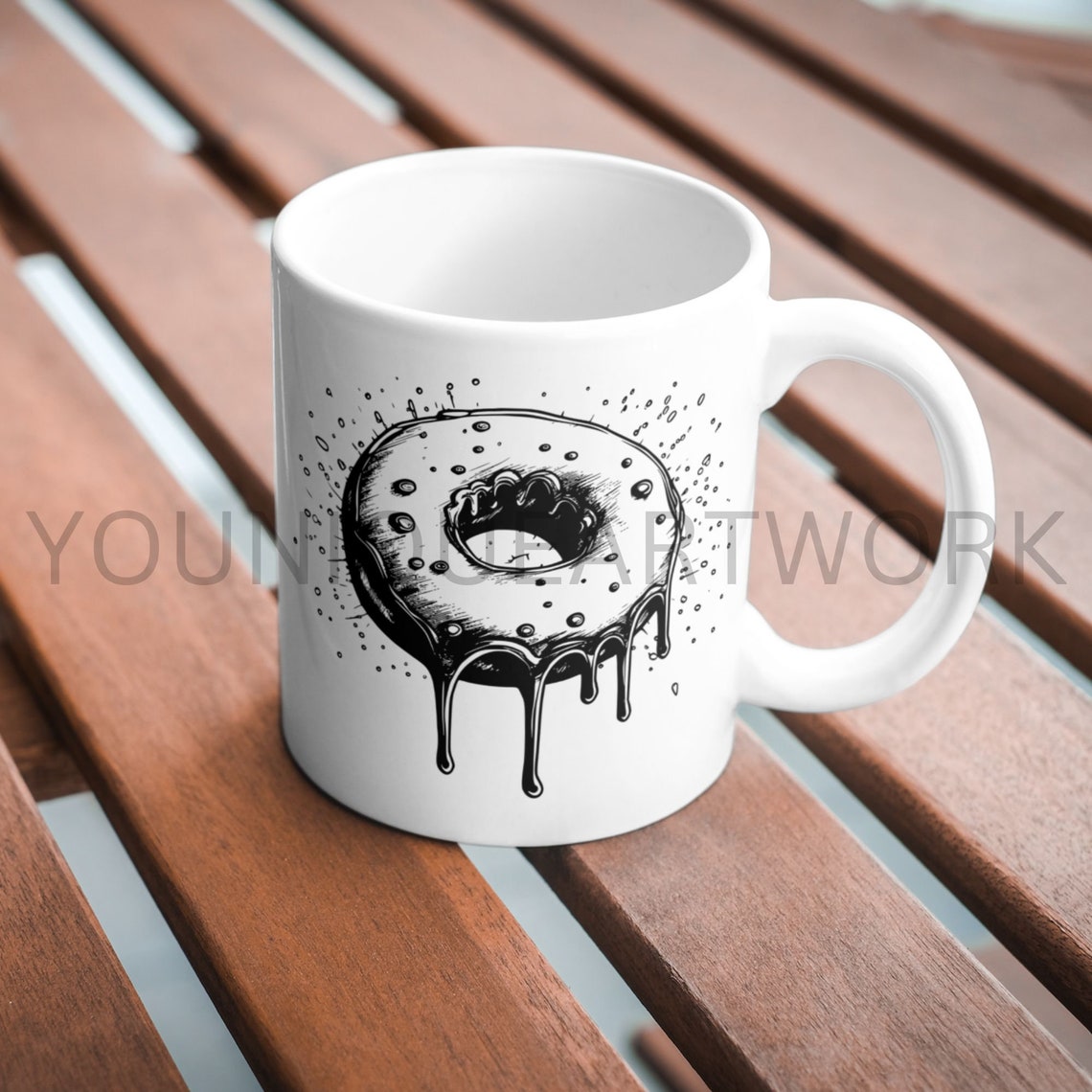 Donut SVG Bundle PNG Donuts Clipart Hand Drawn Donut Vector - Etsy