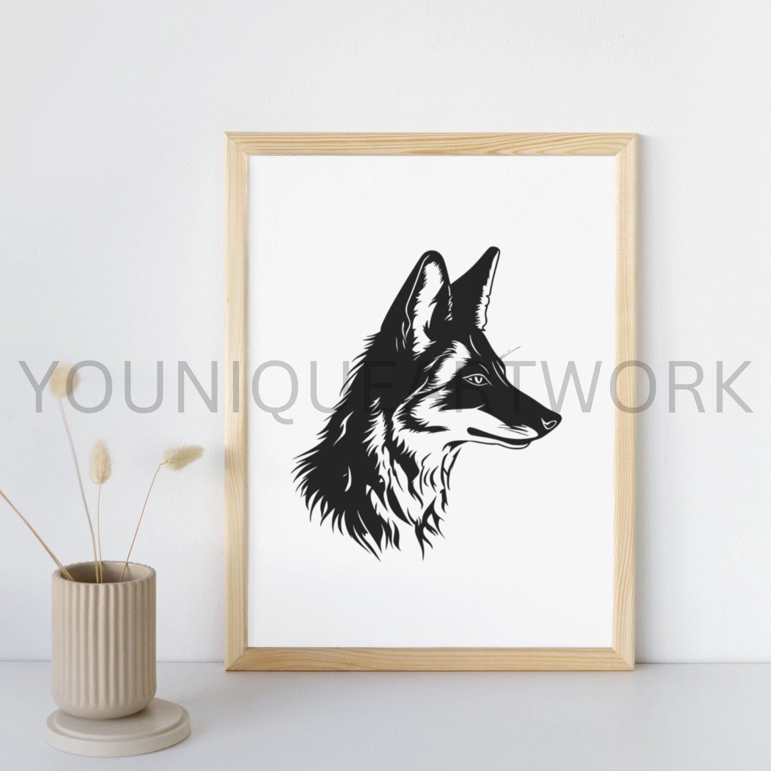 Coyote SVG Bundle, PNG, Coyote Clipart, Hand Drawn Coyotes Vector ...