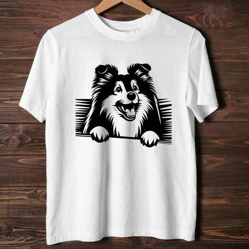 Shetland Sheepdog SVG Bundle, Sheltie Clipart, Hand Drawn Dog Theme ...