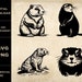 Gopher SVG Bundle, PNG, Gopher Clipart, Hand Drawn Gopher Vector ...