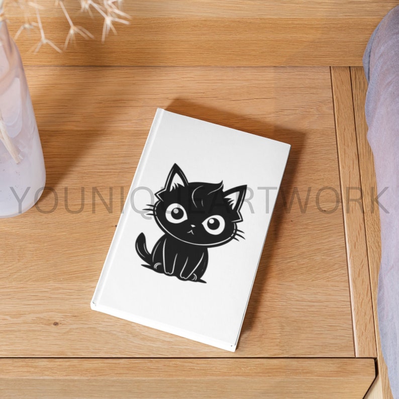 Cute Cat SVG Bundle PNG Kitten Clipart Hand Drawn Cat - Etsy
