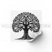 Oak Tree SVG Bundle, PNG, Oak Trees Clipart, Hand Drawn Tree Vector ...