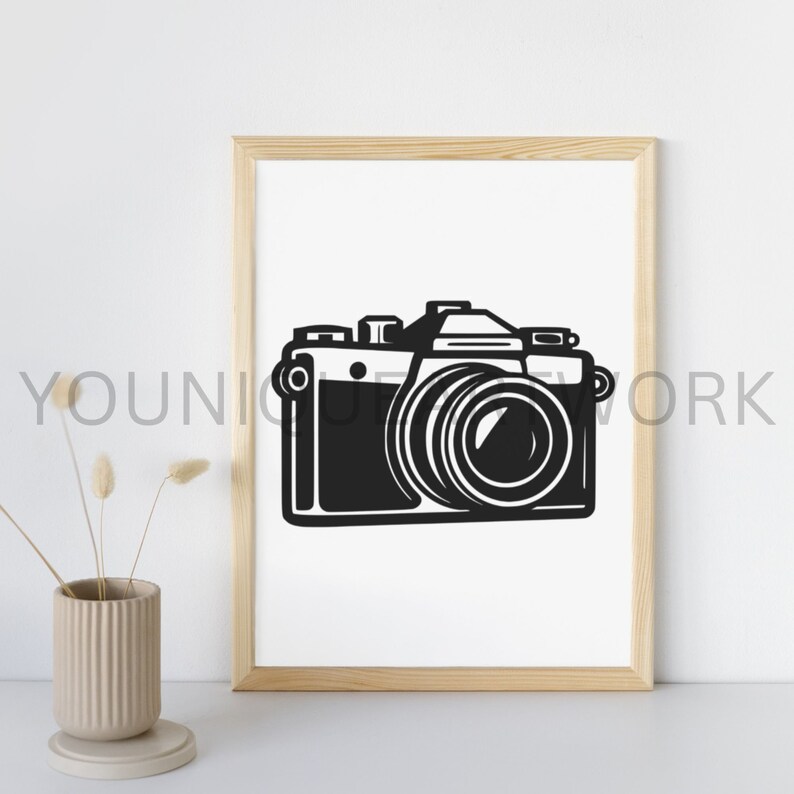 Camera Svg Bundle, PNG, Floral Camera Clipart, Hand Drawn Cameras ...
