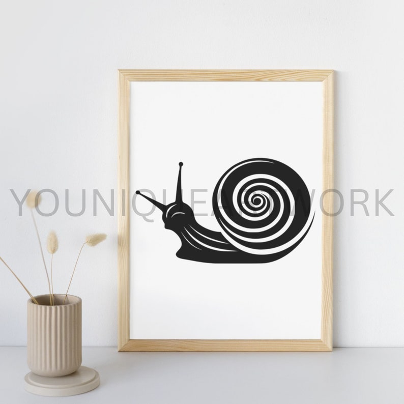 Snail SVG Bundle PNG Snail Clipart Hand Drawn Snails Vector - Etsy