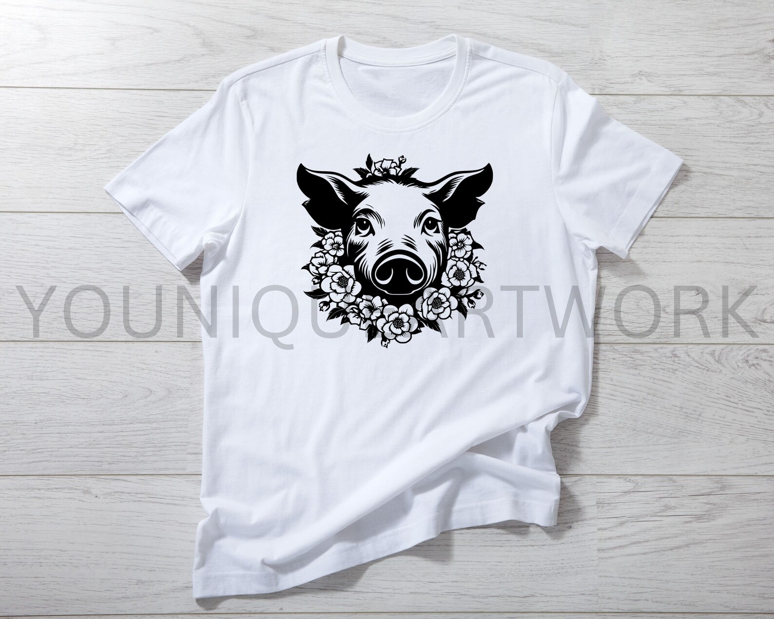 Pig SVG Bundle, PNG, Cute Pig Clipart, Hand Drawn Pig Lover Vector ...