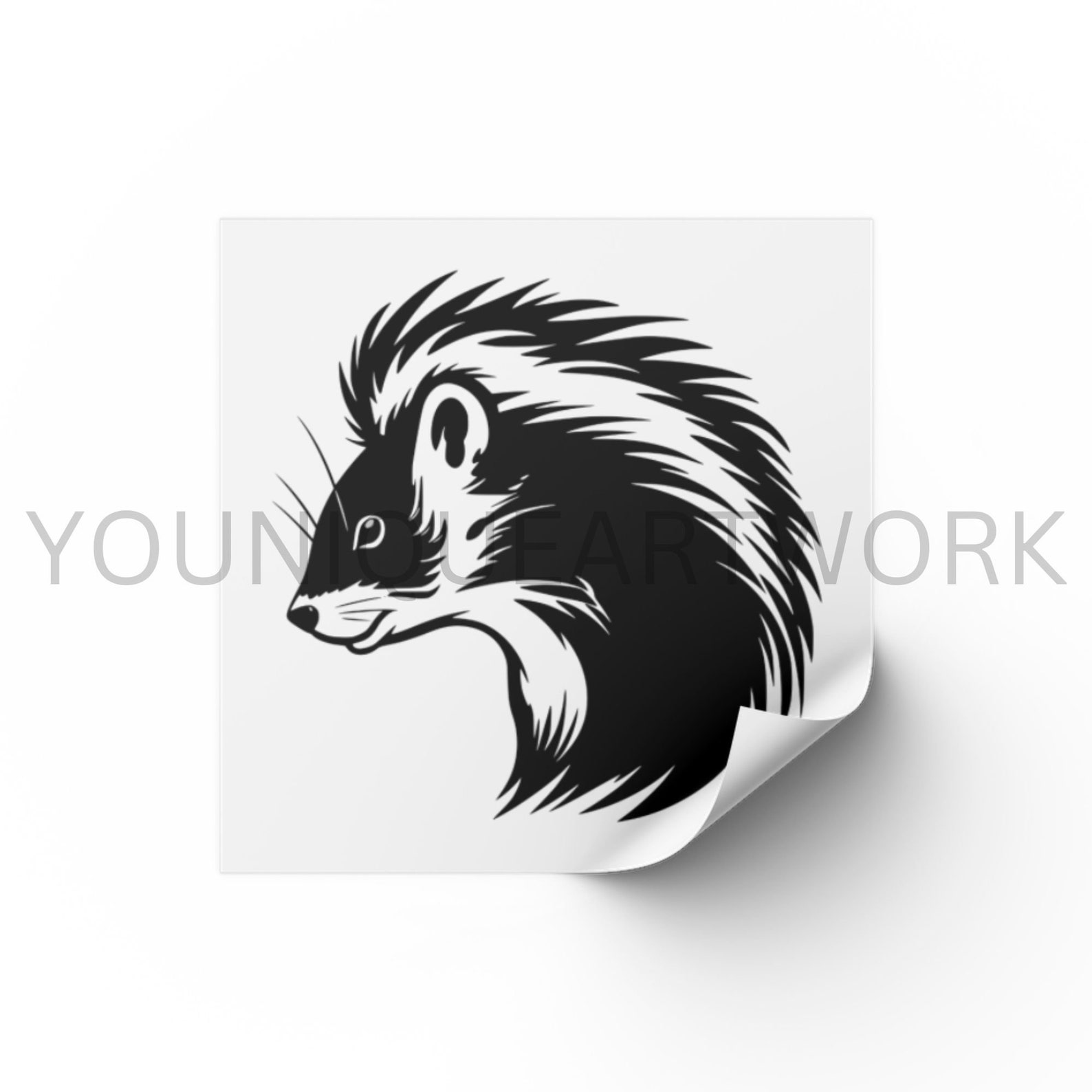 Skunk SVG Bundle, PNG, Skunk Clipart, Hand Drawn Skunks Vector ...