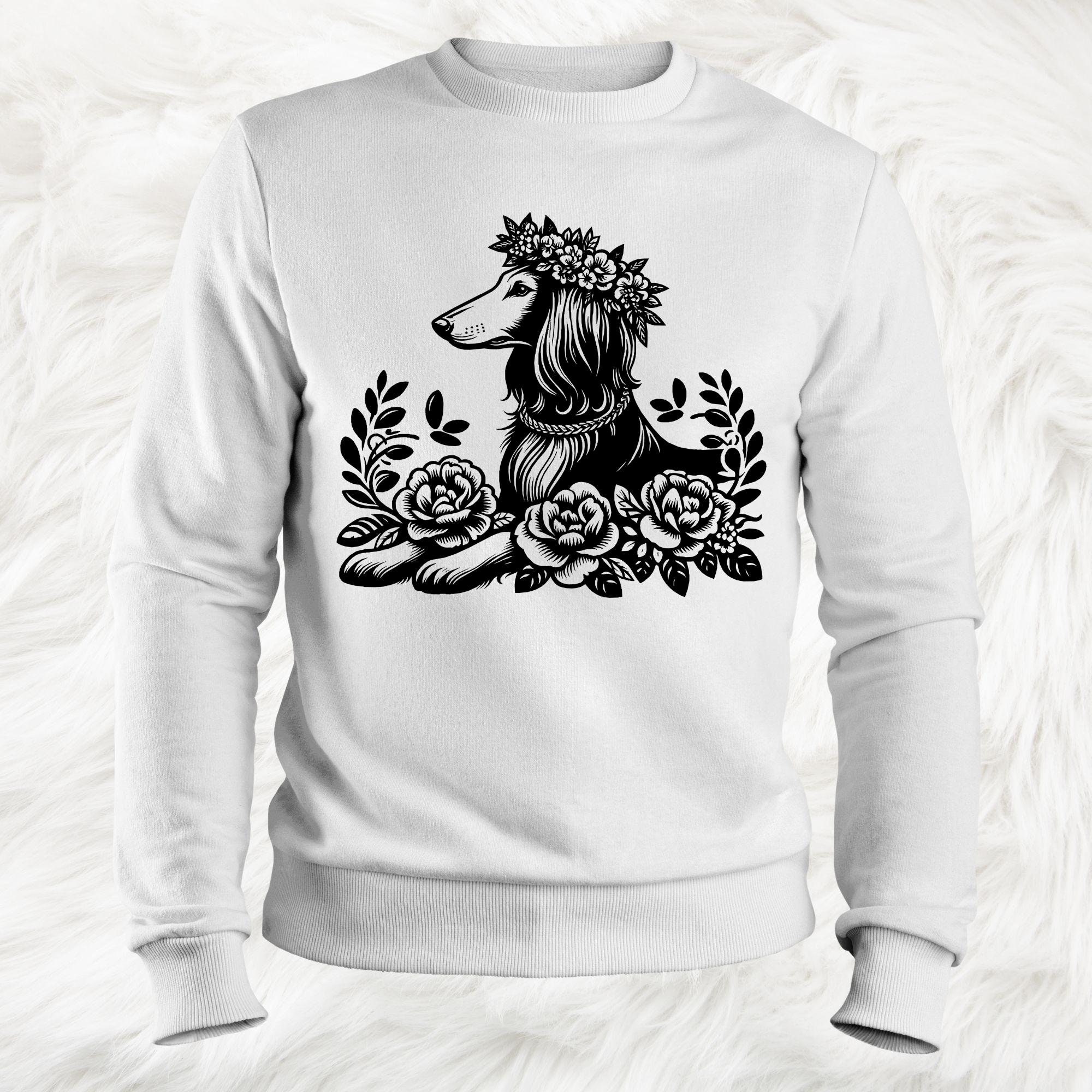 Saluki SVG Bundle, Saluki Clipart, Hand Drawn Dog Theme Vector ...