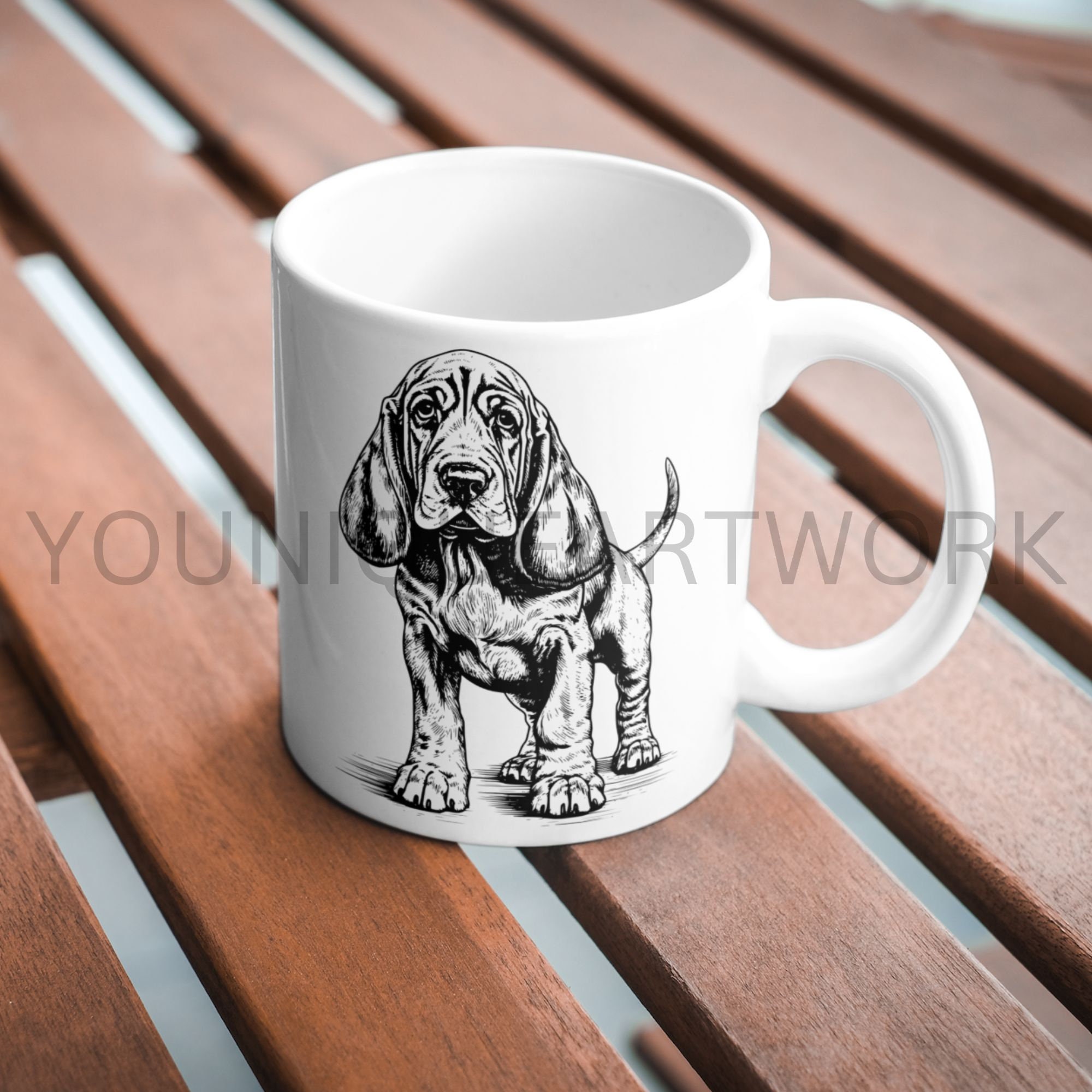 Bloodhound SVG Bundle PNG Bloodhound Clipart Hand Drawn Dog - Etsy