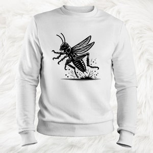 Cricket SVG Bundle, Insect Clipart, Hand Drawn Bug Lover Theme Vector ...