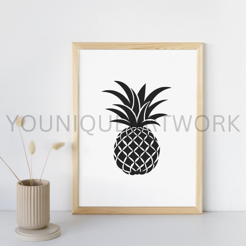 Pineapple SVG Bundle PNG Pineapple Clipart Hand Drawn - Etsy
