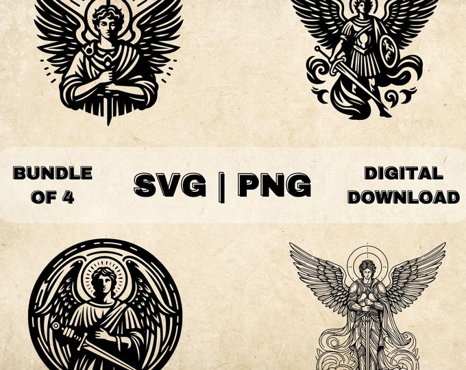 Archangel Michael Kill Satan or Devil Vector 2d Dxf and Svg - Etsy Canada