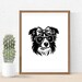 Border Collie SVG Bundle, Border Collie Clipart, Hand Drawn Dogs Theme ...