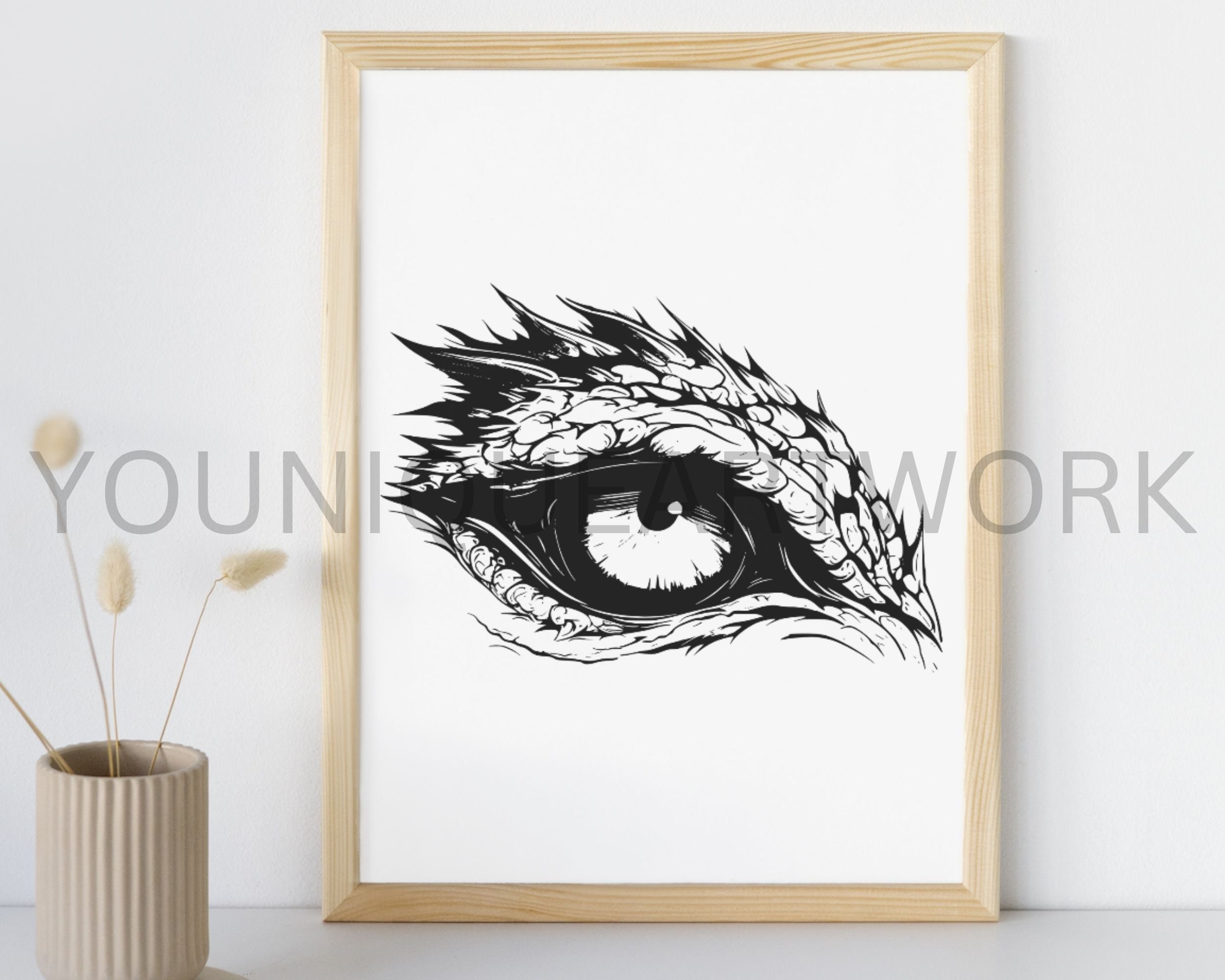 Dragon Eye SVG Bundle PNG Demon Eye Clipart Hand Drawn Eyes - Etsy
