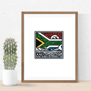 South Africa Map SVG Bundle, South African Clipart, South Africa Flag ...