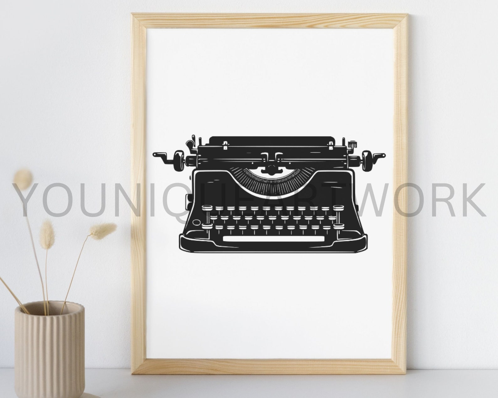 Typewriter SVG Bundle PNG Typewriter Clipart Hand Drawn - Etsy