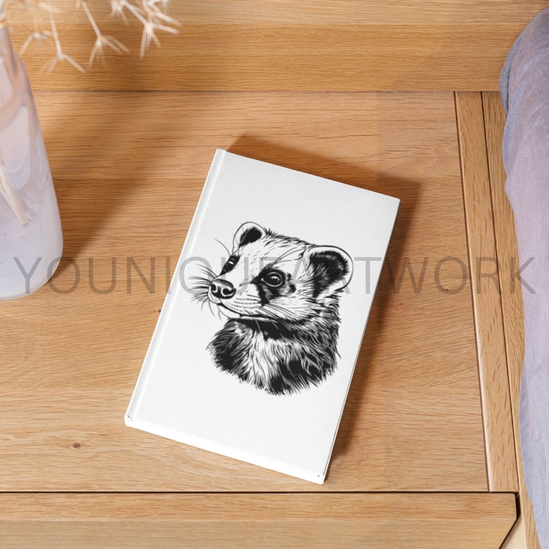 Ferret SVG Bundle, PNG, Ferret Clipart, Hand Drawn Ferrets Vector ...