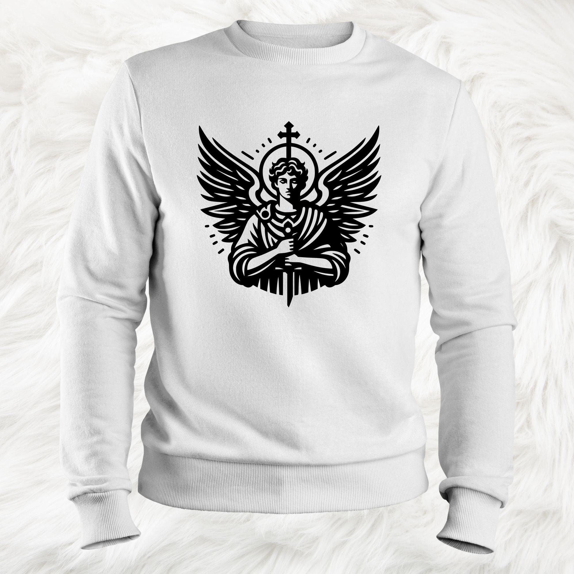 Saint Michael SVG Bundle, Archangel Michael Clipart, Hand Drawn St ...