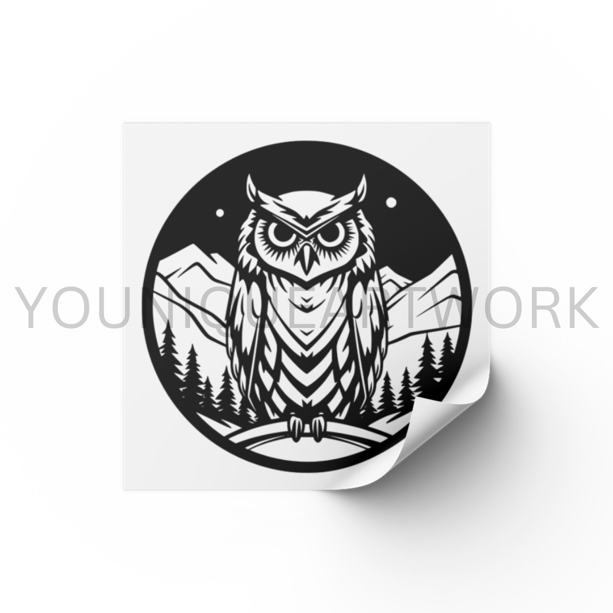 Owl SVG Bundle PNG Owl Clipart Hand Drawn Owls Vector - Etsy