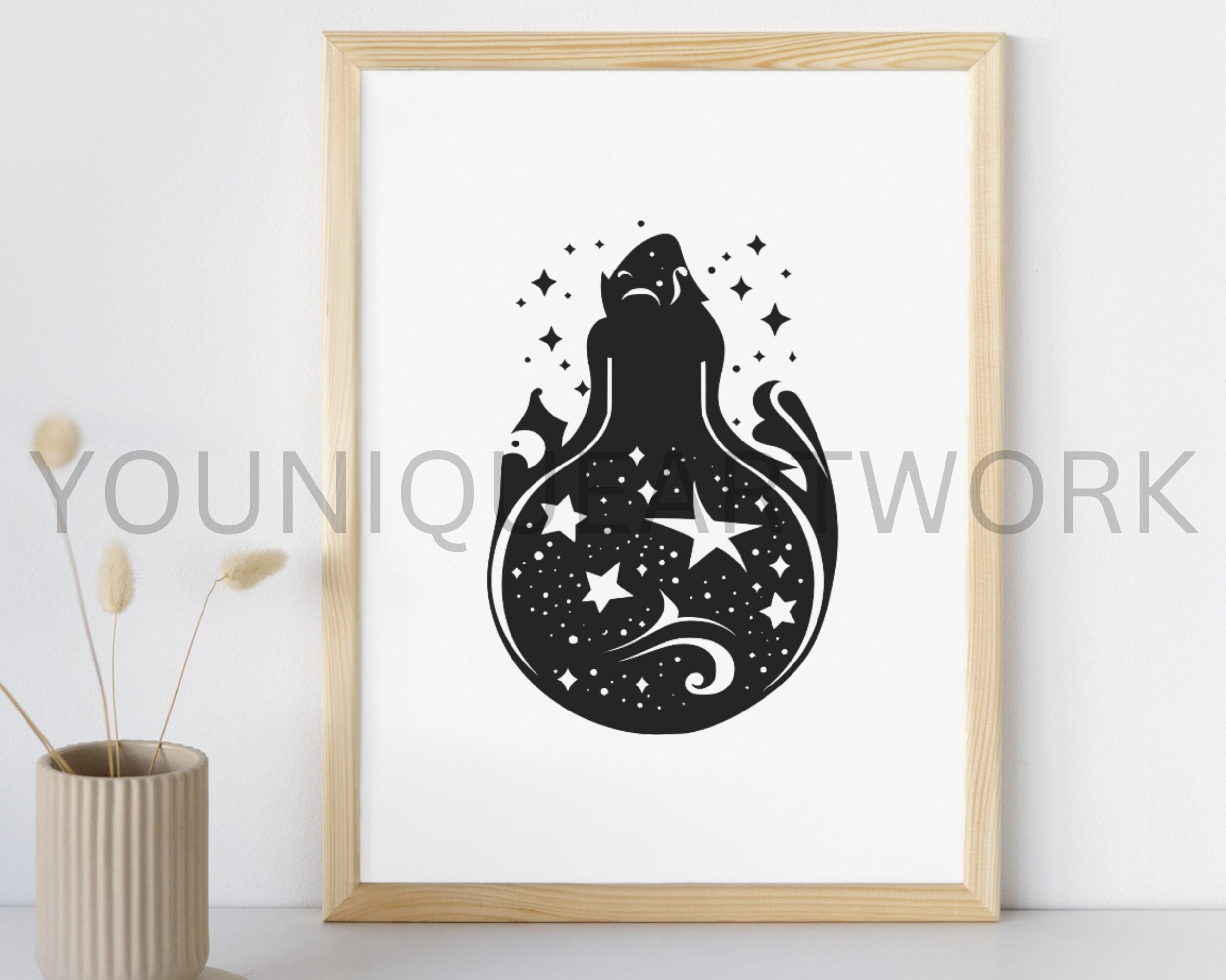 Potion Bottle SVG Bundle PNG Celestial Potion Clipart Hand - Etsy