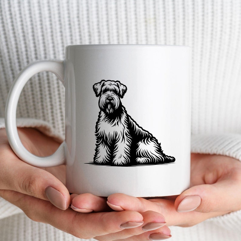 Soft Coated Wheaten Terrier SVG Bundle, Cute Dogs Clipart, Hand Drawn ...