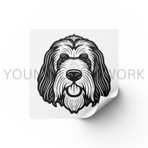 Old English Sheepdog SVG Bundle, PNG, Cute Dogs Clipart, Hand Drawn Dog ...