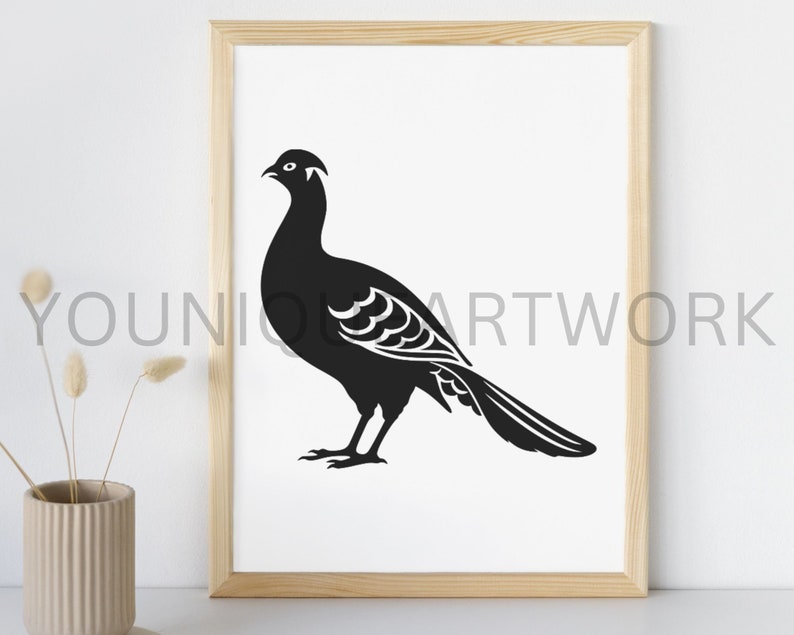 Pheasant SVG Bundle, PNG, Pheasant Clipart, Hand Drawn Pheasant Vector ...