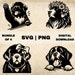 Newfoundland SVG Bundle, Newfoundland Clipart, Hand Drawn Dog Theme ...