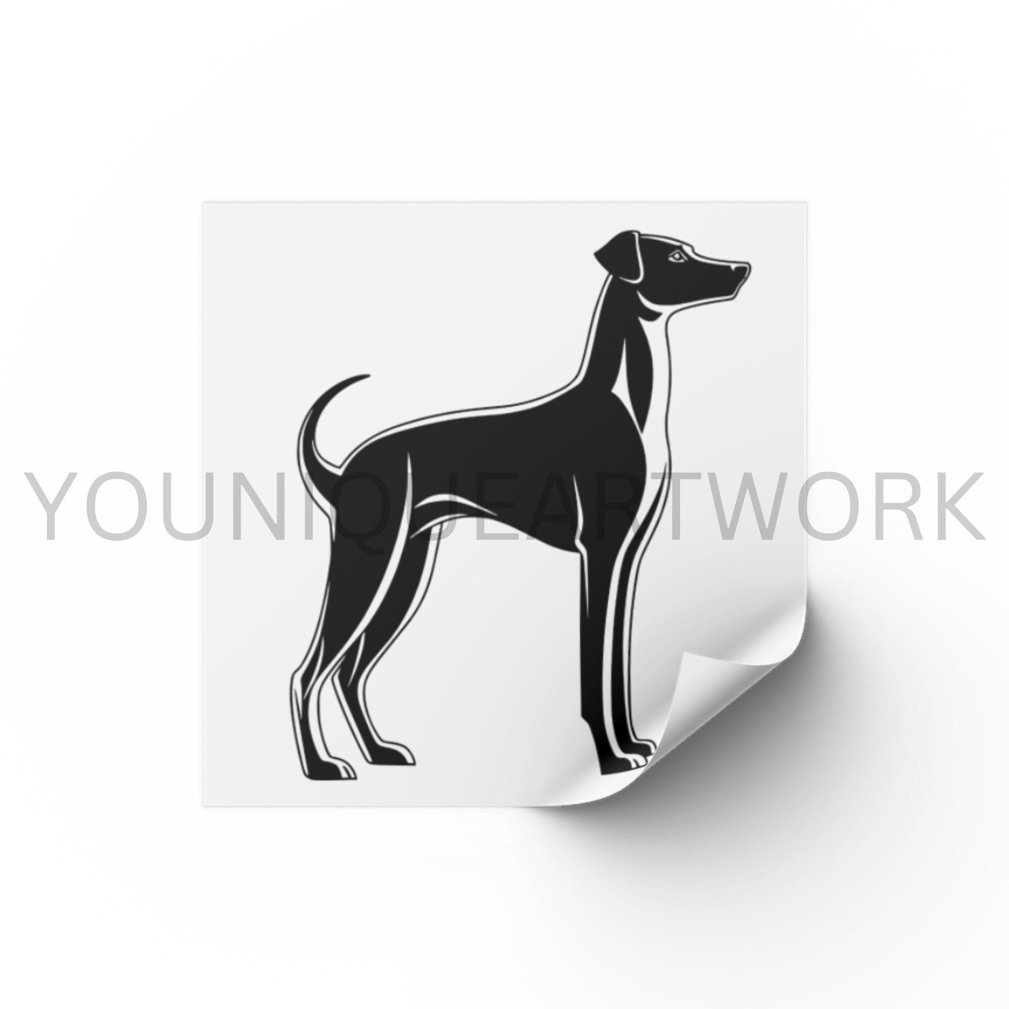 Whippet SVG Bundle, PNG, Dogs Clipart, Hand Drawn Dog Vector ...