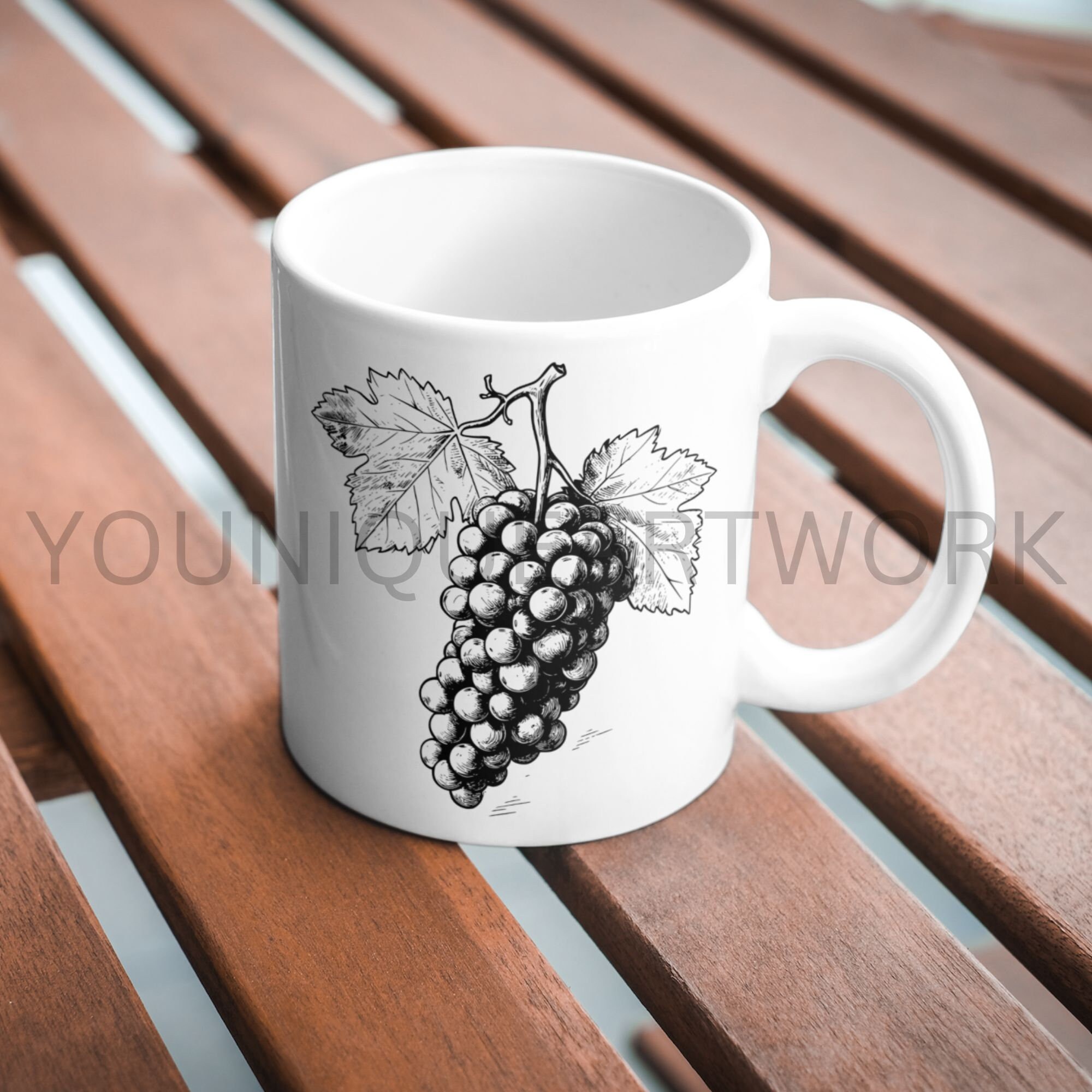 Grape SVG Bundle, PNG, Grapes Clipart, Hand Drawn Grape Vector ...