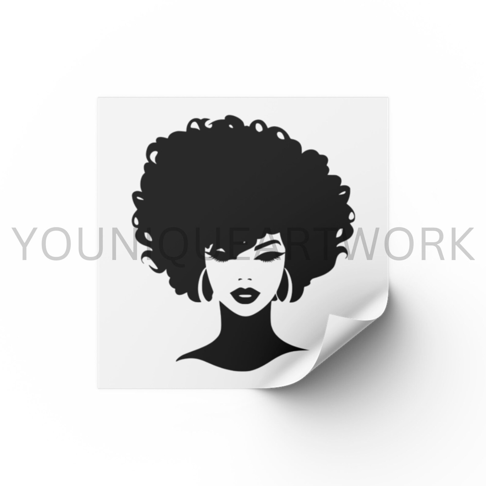 Afro Woman SVG Bundle PNG African Women Clipart Hand Drawn - Etsy