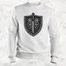 Shield With Cross SVG Bundle, Fantasy Shield Clipart, Hand Drawn Shield ...