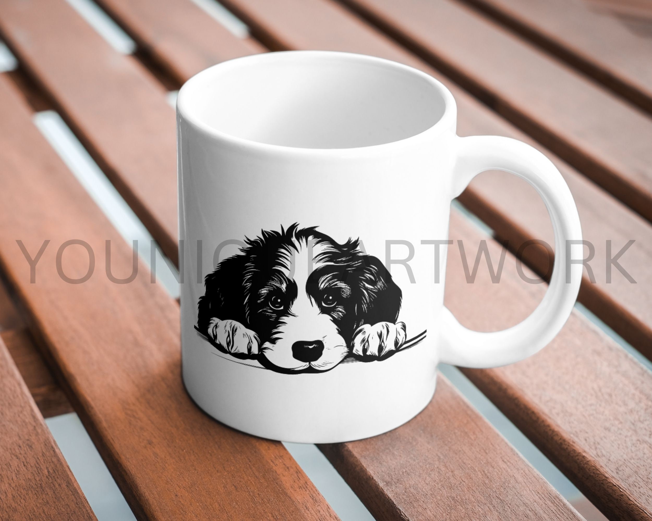 Bernedoodle SVG Bundle PNG Funny Dog Clipart Hand Drawn - Etsy