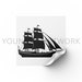 Sailing Ship SVG Bundle, PNG, Pirate Ship Clipart, Hand Drawn Ships ...