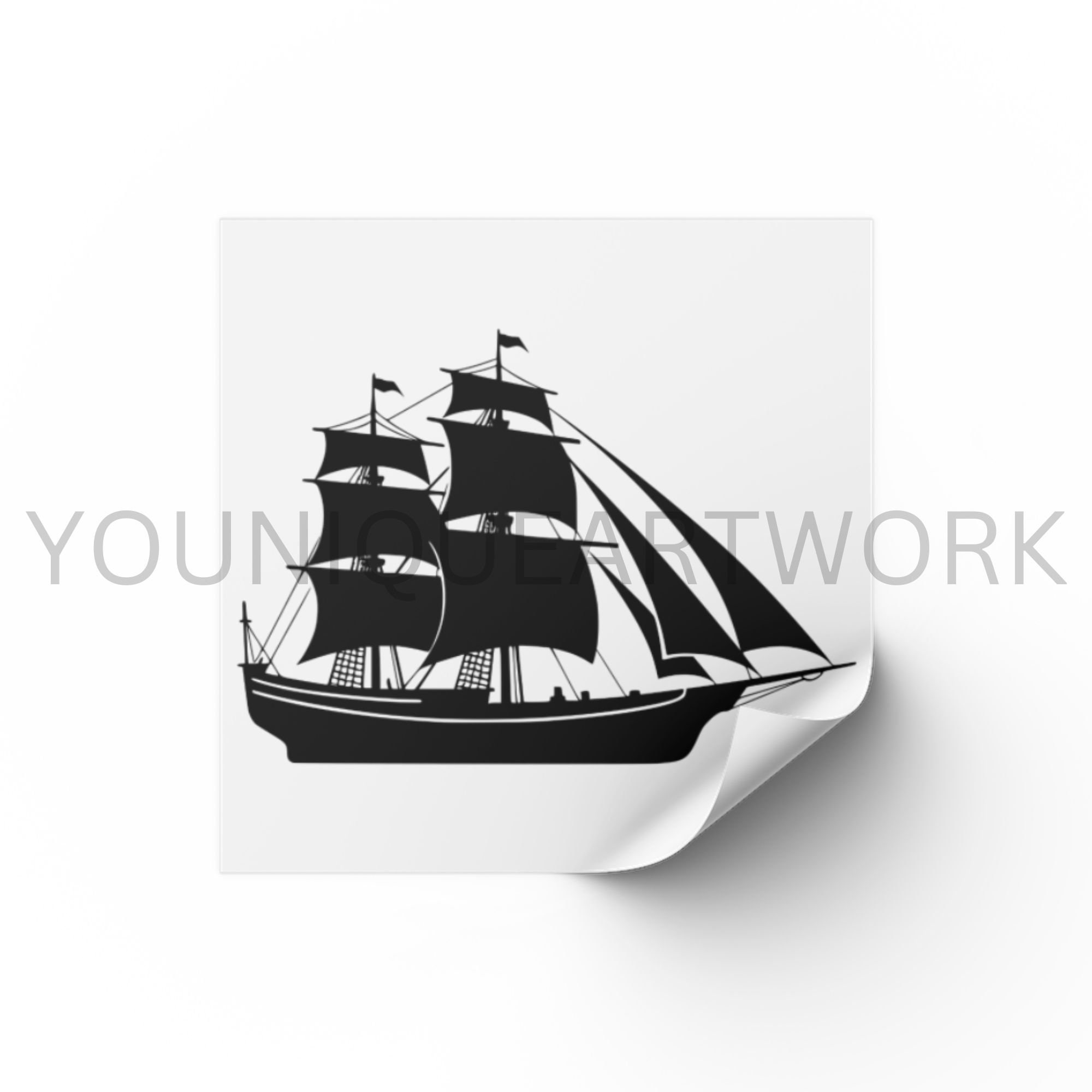 Sailing Ship SVG Bundle, PNG, Pirate Ship Clipart, Hand Drawn Ships ...