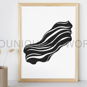 Bacon SVG Bundle, PNG, Bacon Clipart, Hand Drawn Bacon Vector ...