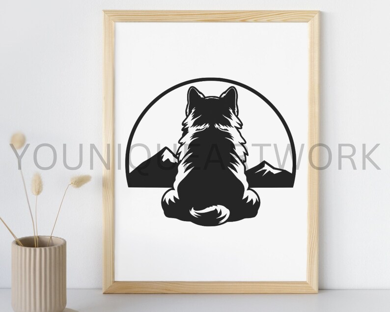 Corgi SVG Bundle, PNG, Cute Dogs Clipart, Hand Drawn Peeking Dog Vector ...