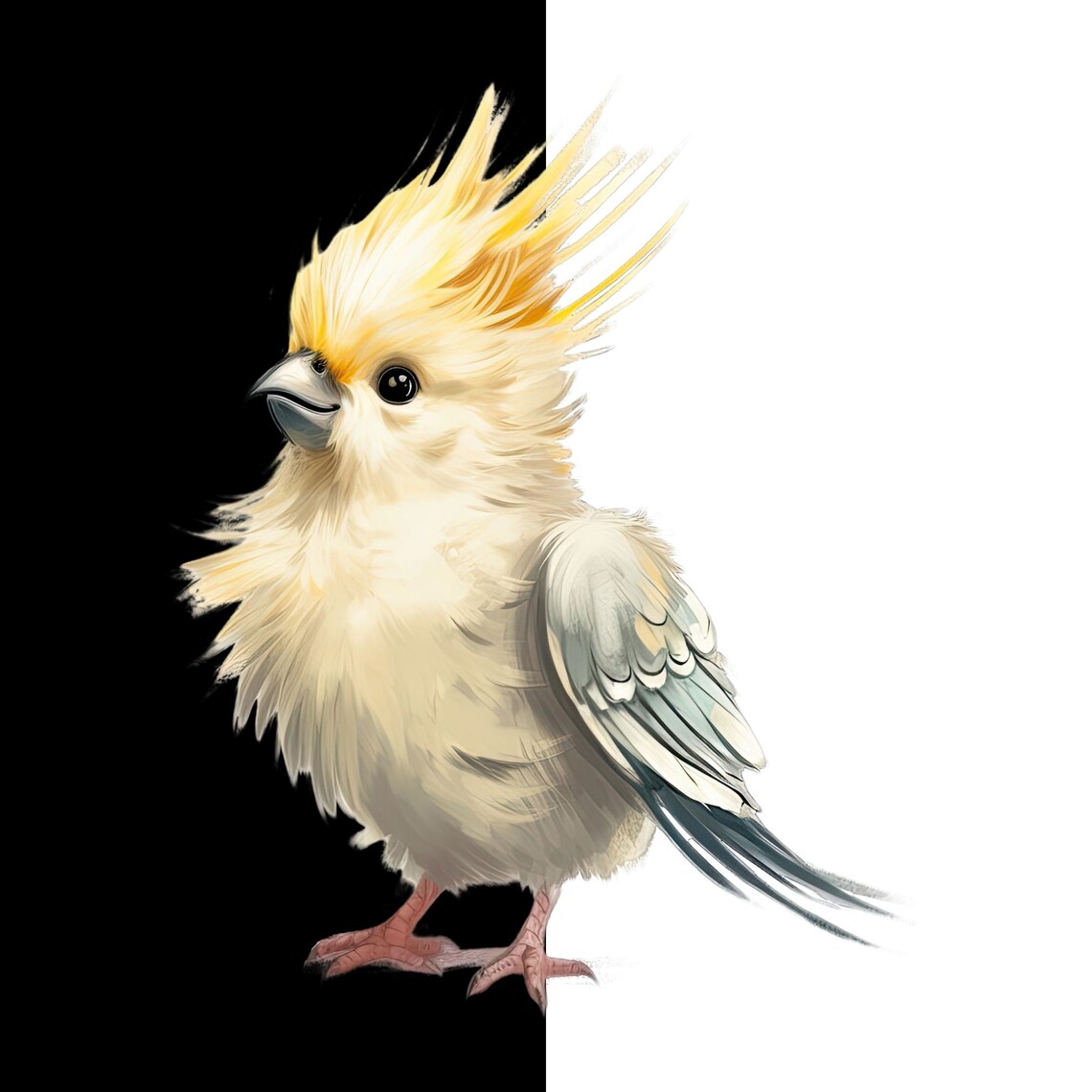 Cockatiel Clipart, Cockatiel PNG, Cute Birds Clip Art for Nursery Decor ...