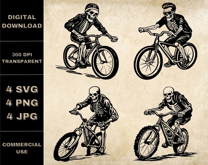 Skeleton Riding Bicycle PNG Clipart, Skeleton Doing Wheelie, Cool ...