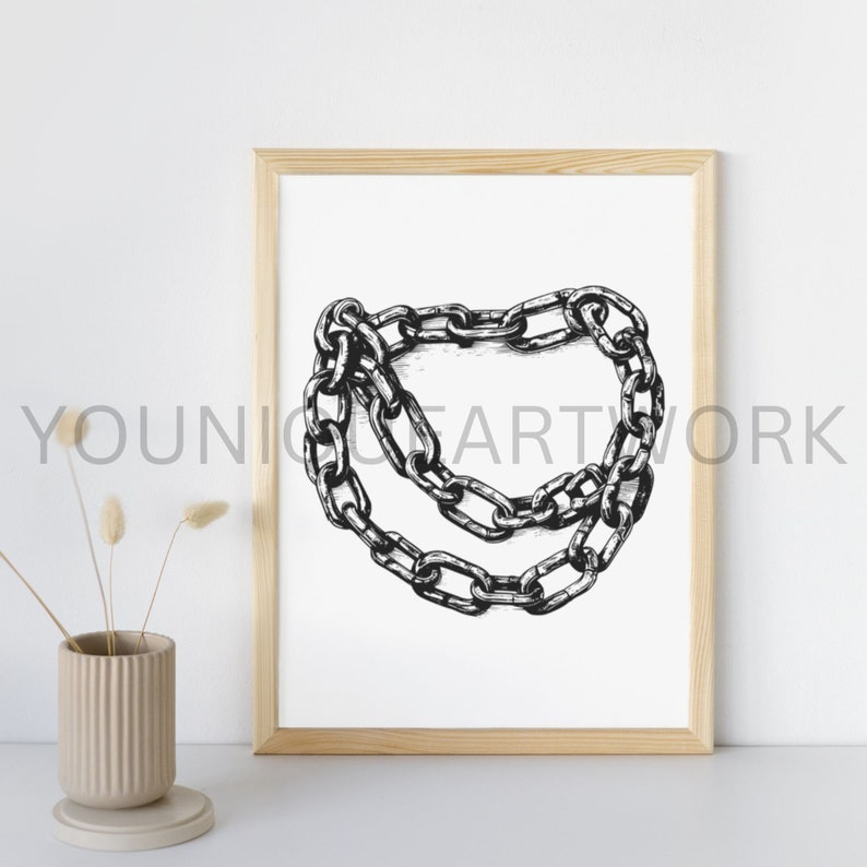 Chain SVG Bundle PNG Chain Clipart Hand Drawn Chain Vector - Etsy