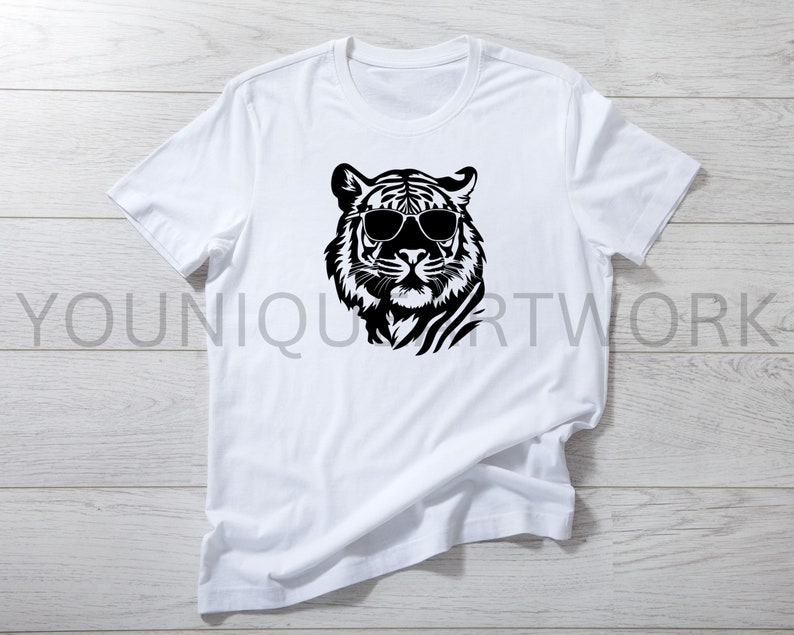 Tiger Face SVG Bundle PNG Tiger Clipart Hand Drawn Tiger - Etsy