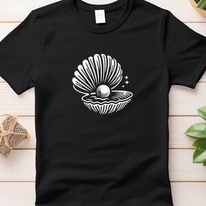 Clam Shell SVG Bundle, Clam Clipart, Hand Drawn Sea Lover Theme Vector ...