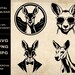 Kangaroo SVG Bundle, PNG, Kangaroo Clipart, Hand Drawn Australian ...